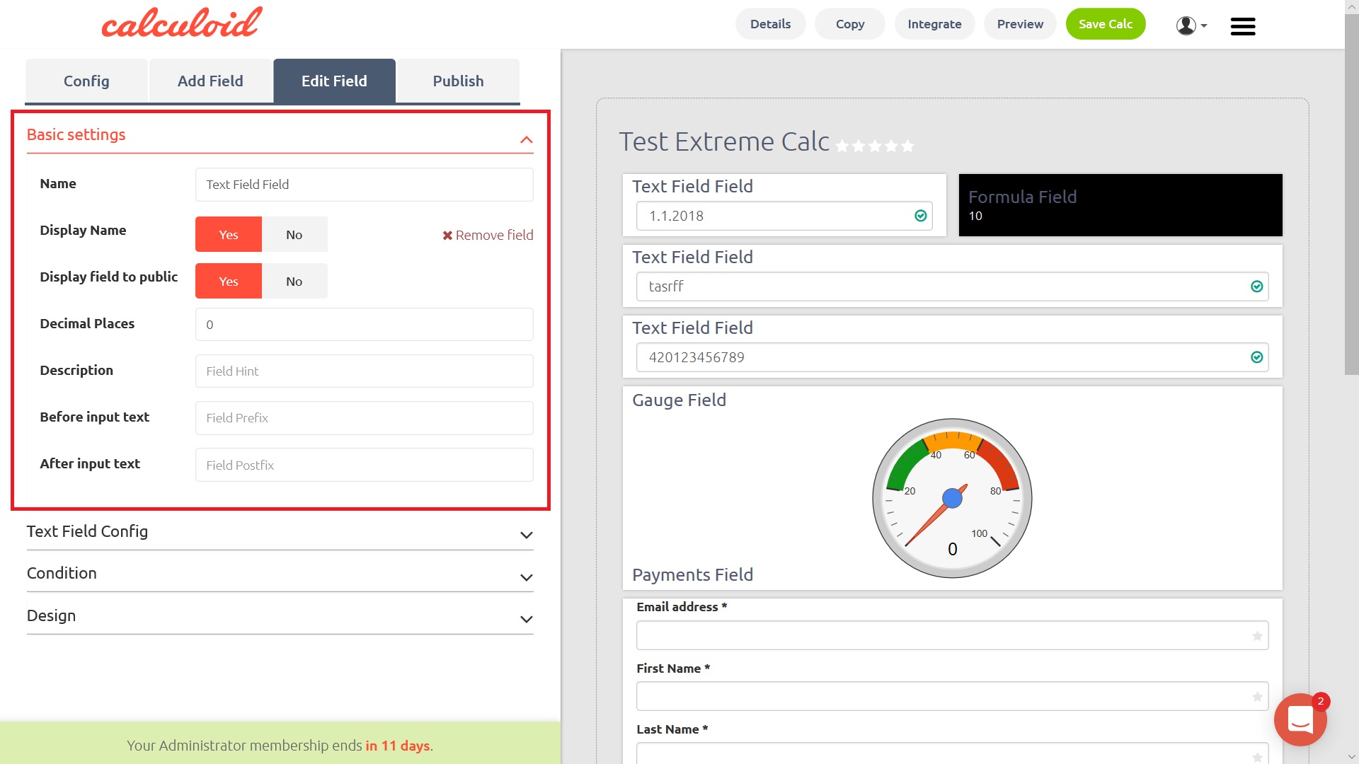 Documentation - Calculoid.com