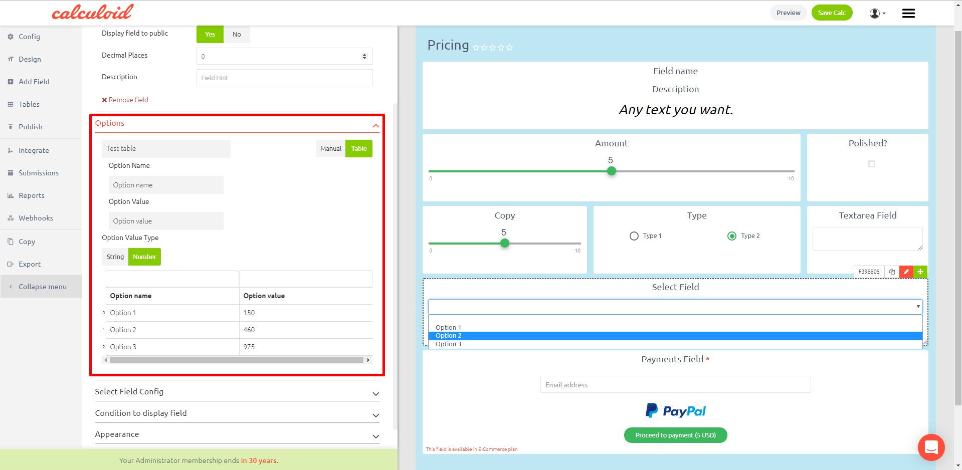 Documentation - Calculoid.com