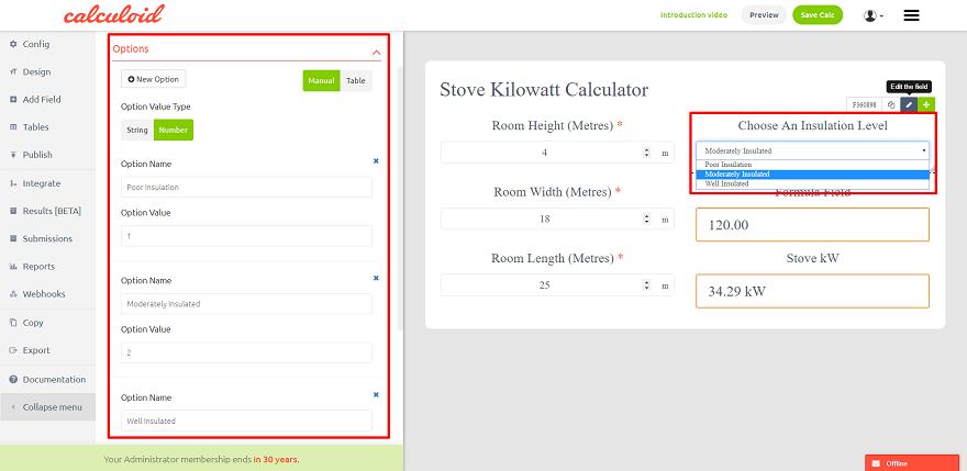 Documentation - Calculoid.com